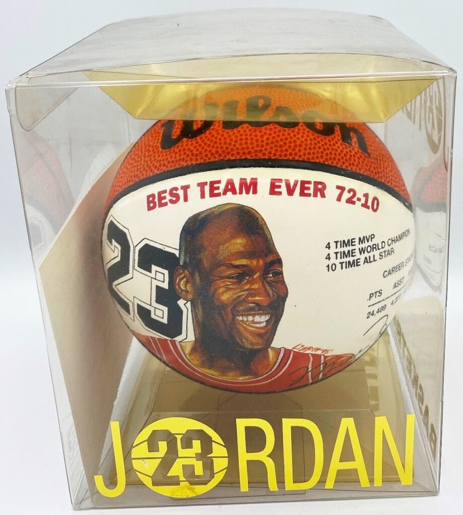 1998 Wilson Michael Jordan-23 Best Team Ever (72-10) Mini Replica