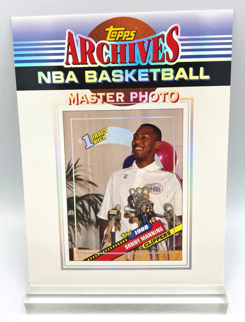1993 Topps Archives Authentic! Vintage Danny Manning ("1988 1st Draft ...