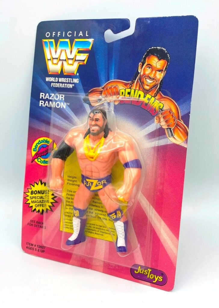 1994 WWF BEND-EMS Collection! Vintage RAZOR RAMON ("Poseable") WWF ...