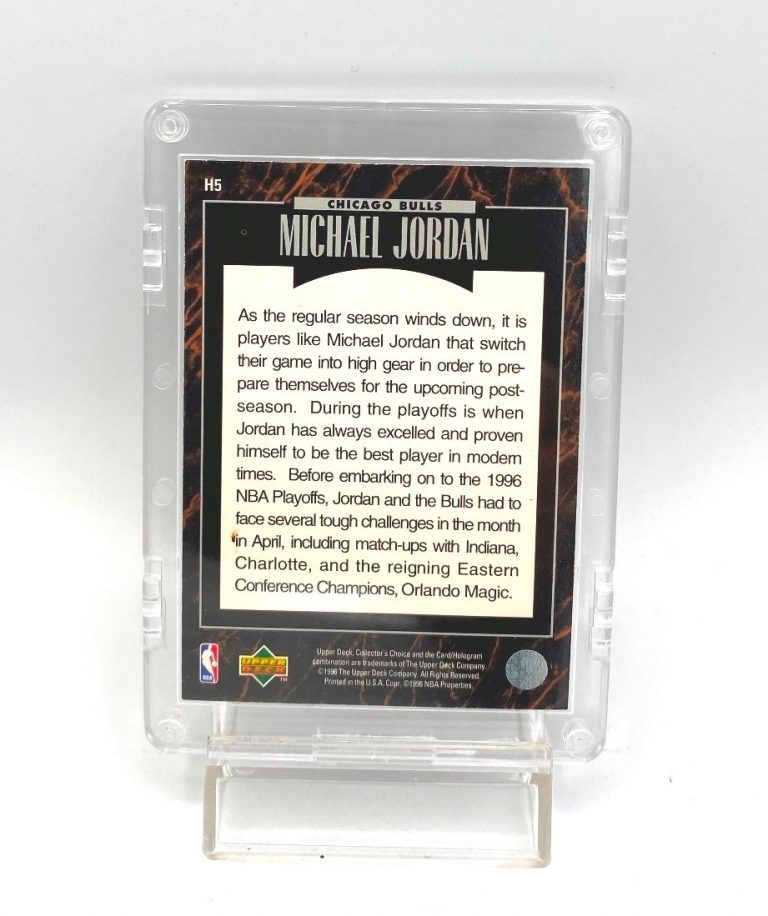 1996 UD Michael Jordan Predictor #H5 Player Of The Week Mail-In!