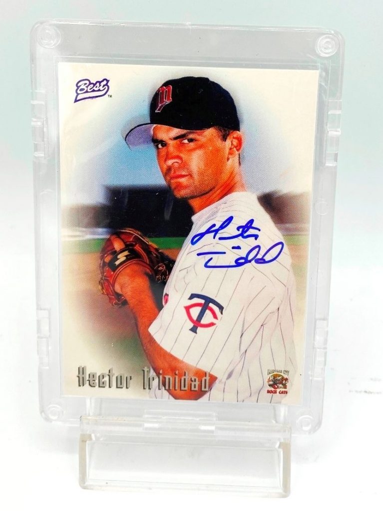 1997 Best Authentic Hector Trinidad Autograph Card (Minors)