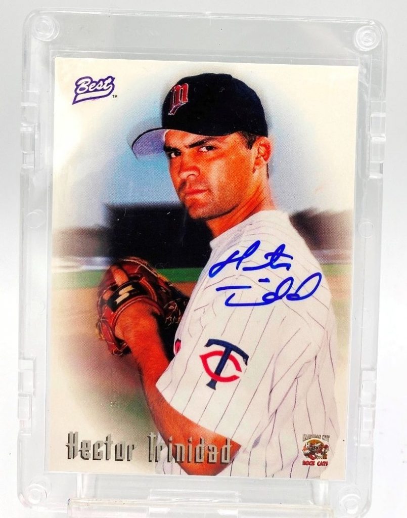 1997 Best Authentic Hector Trinidad Autograph Card (Minors)