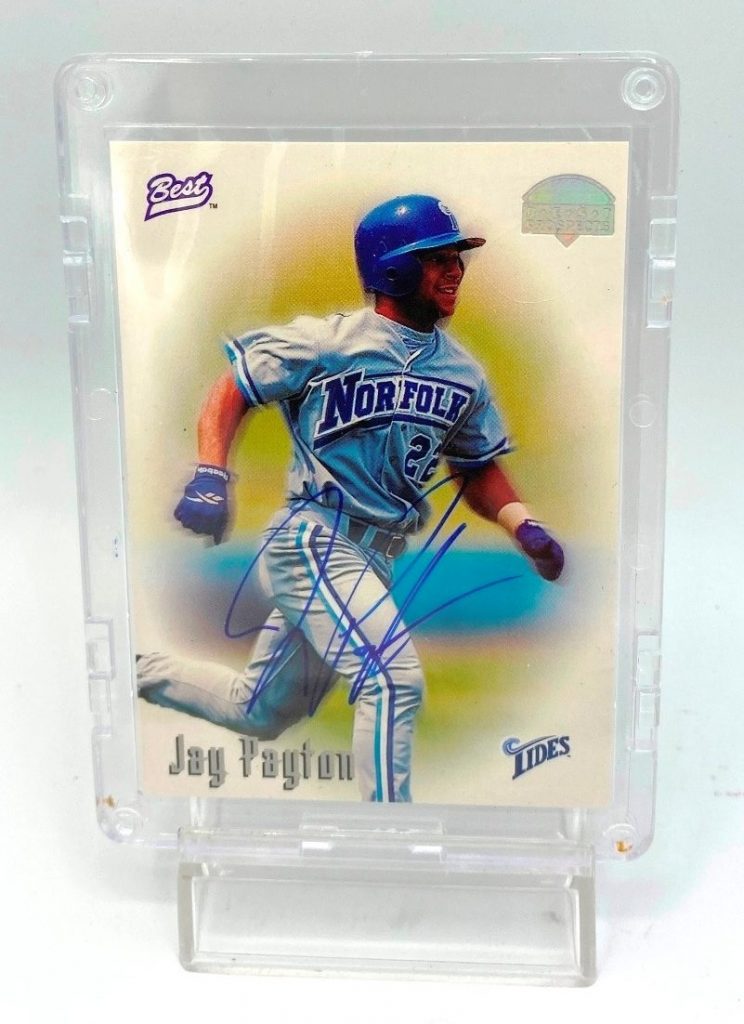 1997 Best Prospects Jay Payton Authentic Autograph Card (Minors)