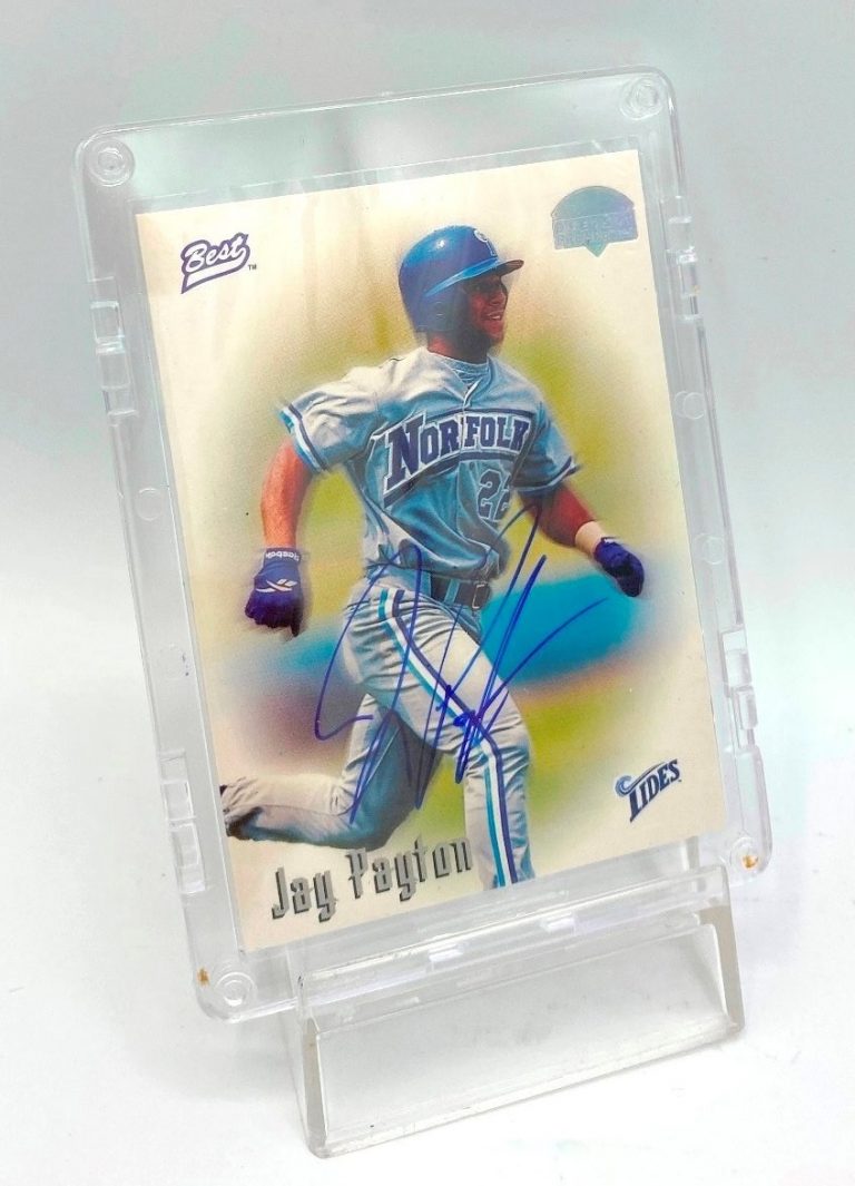 1997 Best Prospects Jay Payton Authentic Autograph Card (Minors)