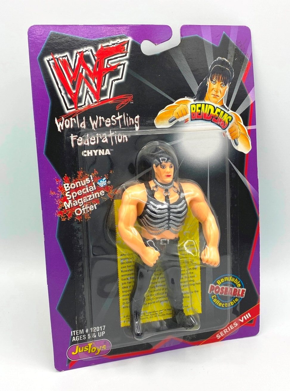 1998 WWF BEND-EMS Collection! Vintage CHYNA ("Poseable") WWF Series ...