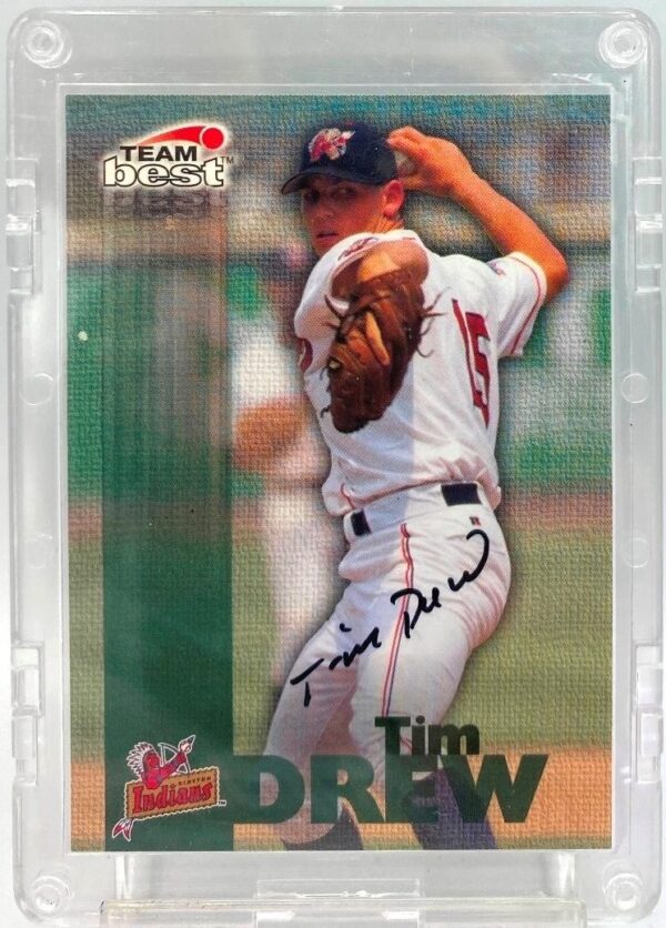 1999 Team Best Authentic Tim Drew Autograph Card (Minors)
