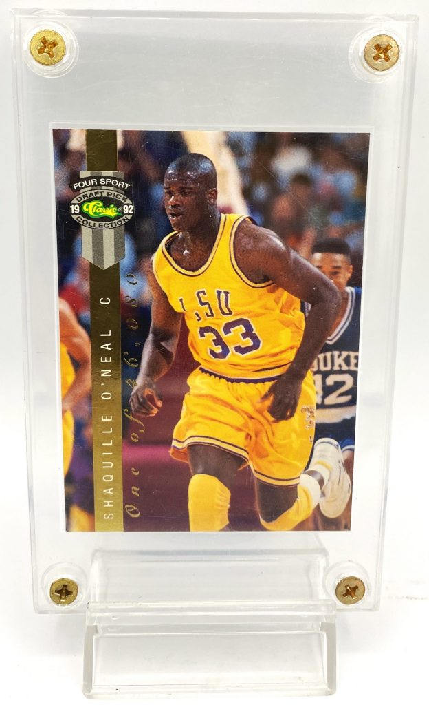 1992 Classic Cards Four Sports! Vintage Shaquille O'Neil #33 ("LSU ...