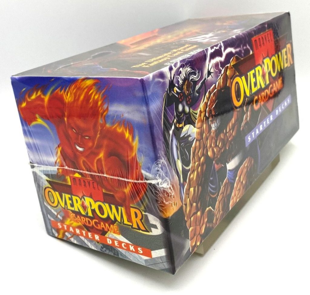 1995 Marvel Over Power Card Game Starter Decks 12x Box! Vintage (Over ...