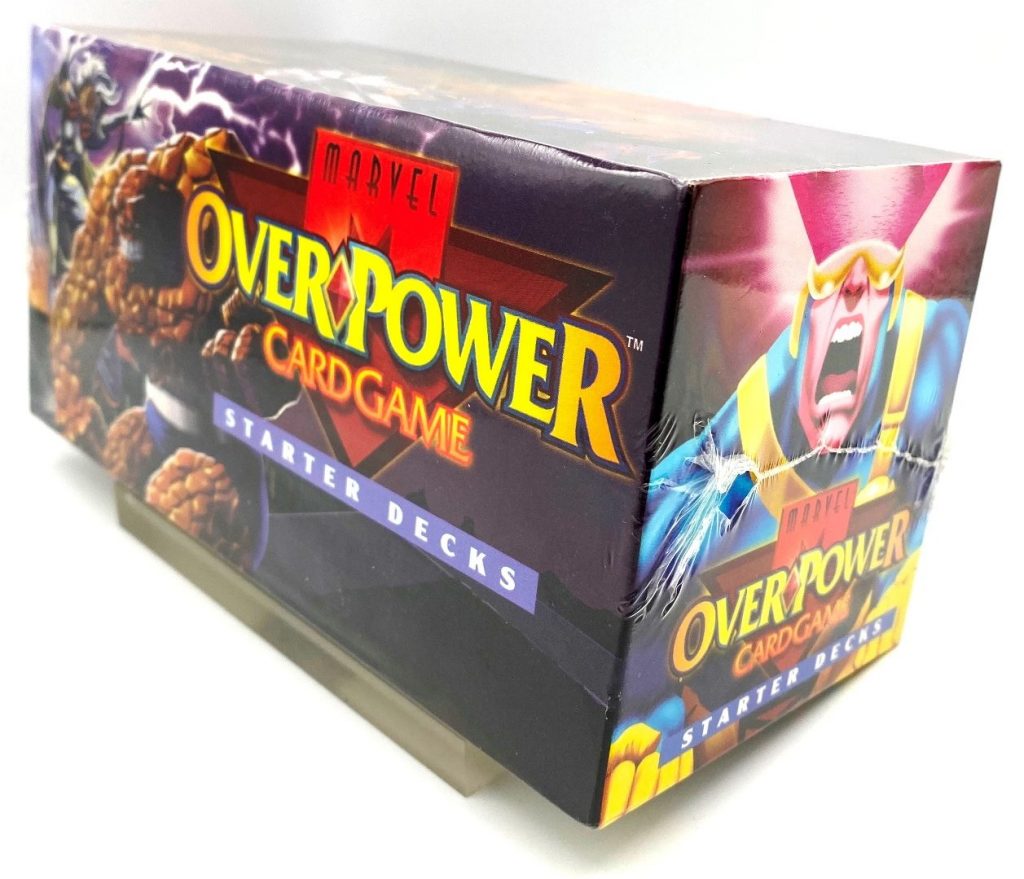 1995 Marvel Over Power Card Game Starter Decks 12x Box! Vintage (Over ...