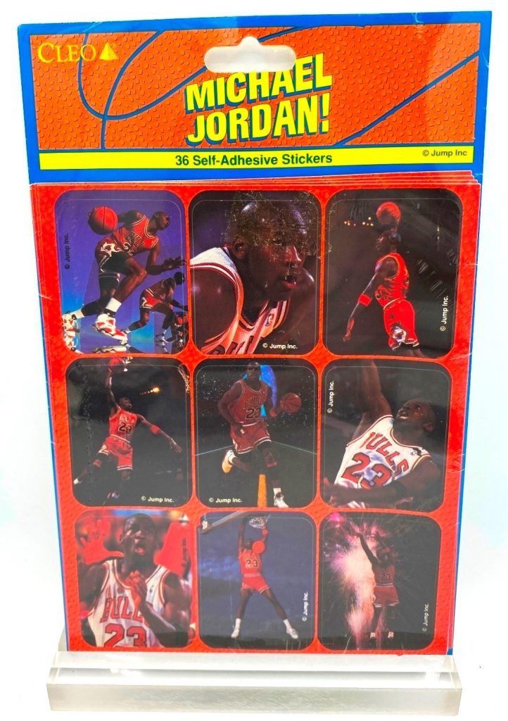 1995 CLEO Michael Jordan #314 (NBA Self-Adhesive Stickers Set)