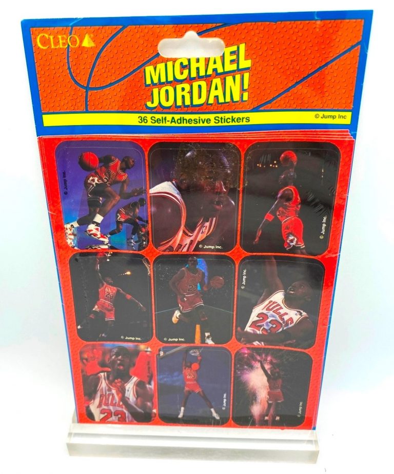 1995 CLEO Michael Jordan #314 (NBA Self-Adhesive Stickers Set)