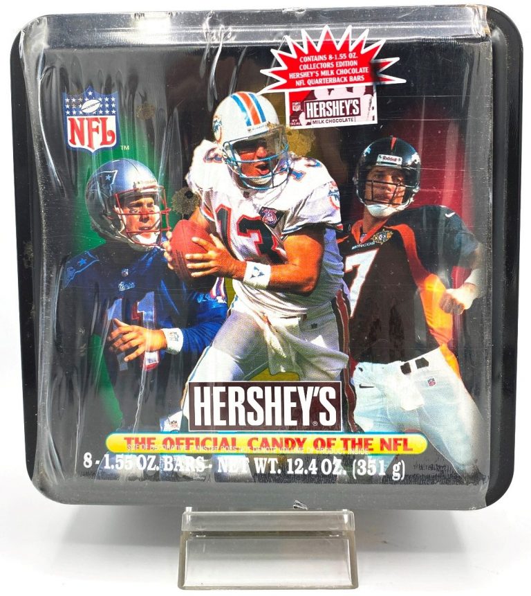 1998 Hershey's NFL Quaterbacks Club Tin! Vintage (NFL Great ...