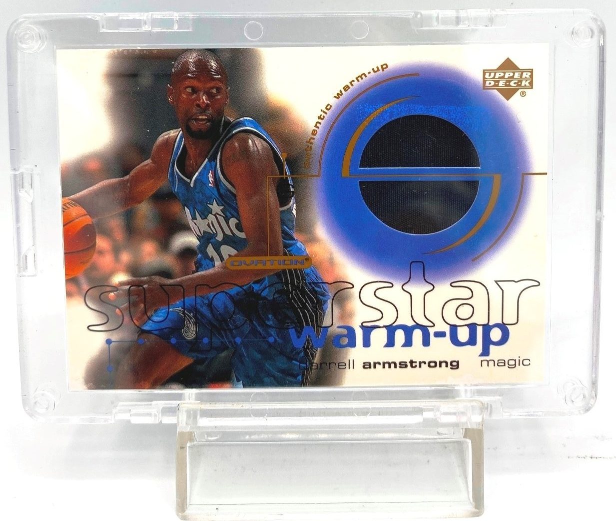 2001 Upper Deck Authentic Superstar Warm-Up! Vintage Darrell Armstrong ...
