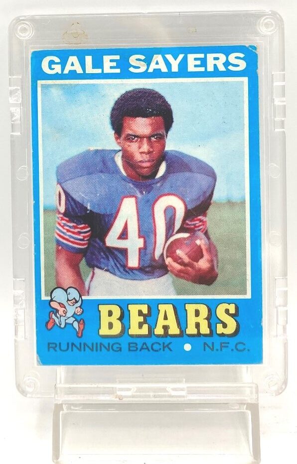 1971 Topps Gale Sayers Card #150 (Vintage NFC Running Back Jersey #40 ...