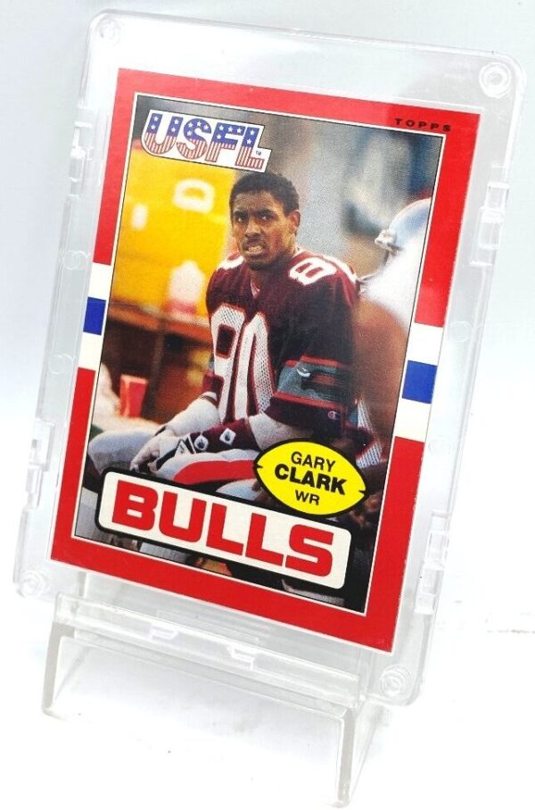 1985 Topps USFL Rookie Gary Clark Card #49 (Vintage USFL "Rookie" Wide ...