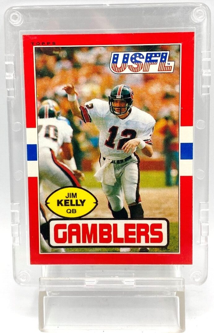 Vintage 1985 Topps USFL Rookie Jim Kelly Card #45 (Vintage USFL "Rookie ...