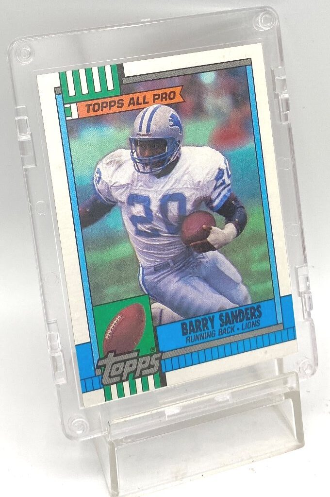 1990 Topps All Pro Rookie Barry Sanders Card #352 (Vintage "Rookie ...