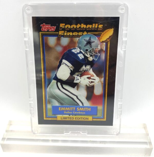 1992 Topps Football's Finest Emmitt Smith Card #27 Of 44 (Vintage-Gold ...