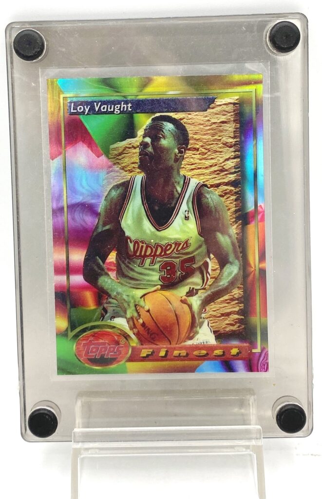 1993-94 Topps Finest Loy Vaught Card #86 (Vintage "Refractor" Finest ...