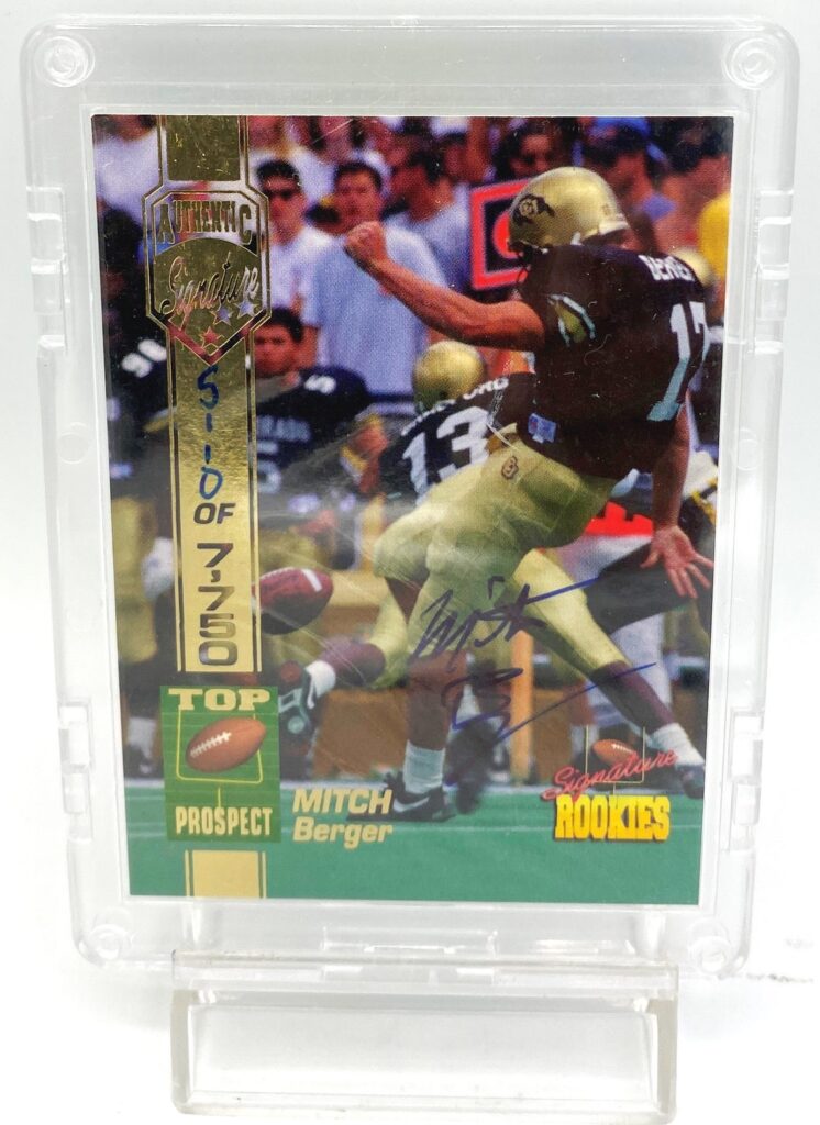 1994 Signature Rookies Top Prospect Mitch Berger Bonus (Vintage Rookie ...