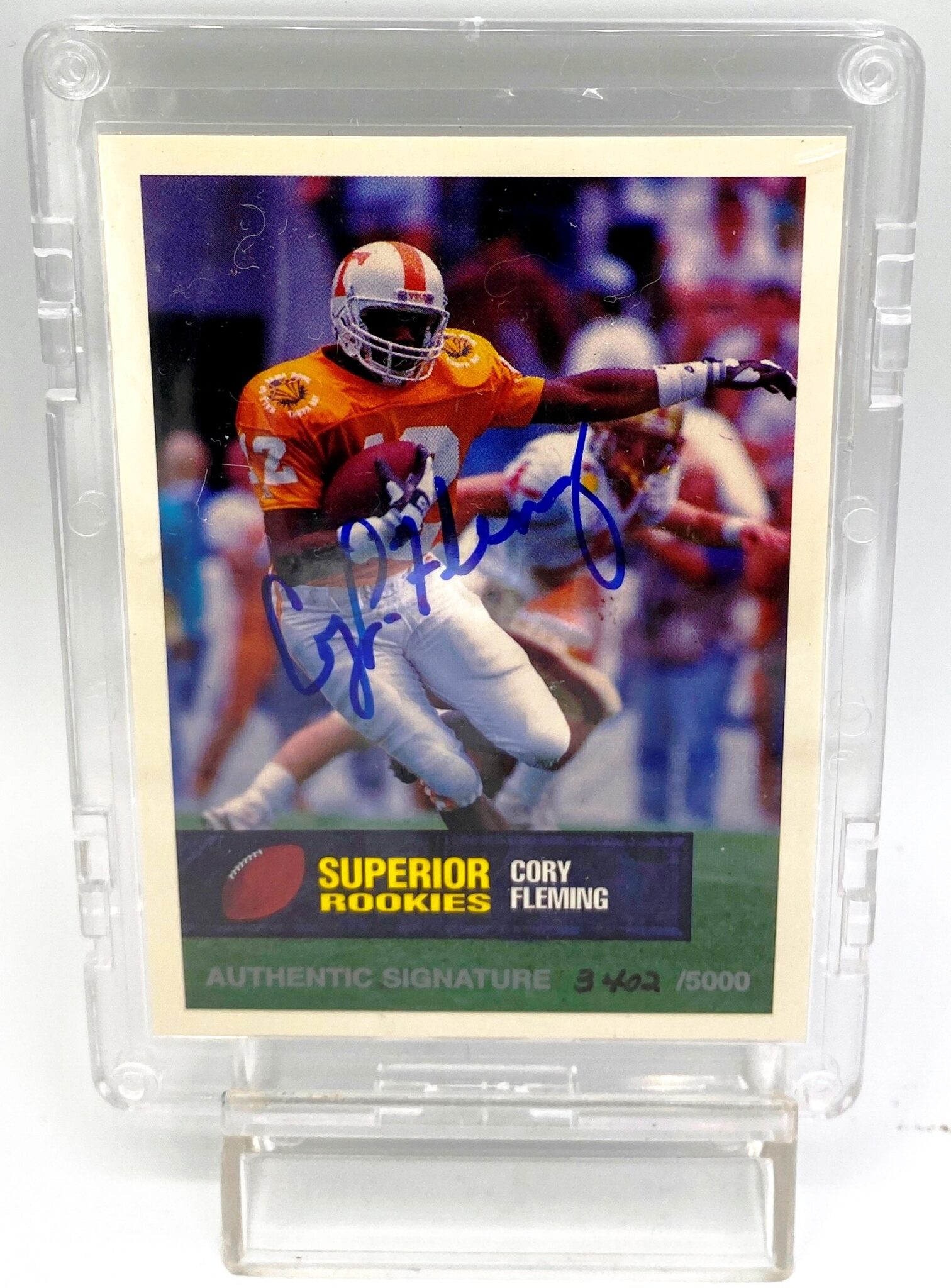 1994 Superior Rookies Cory Fleming Card #77 (Vintage Rookie Authentic ...