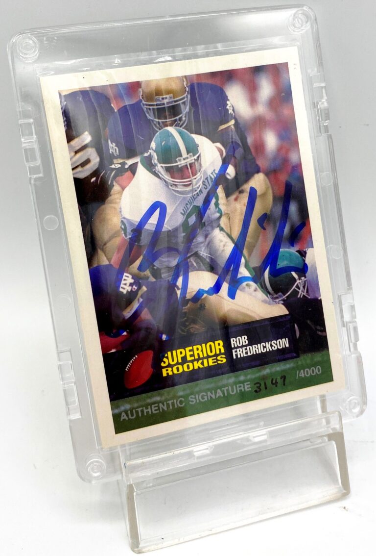 1994 Superior Rookies Rob Fredrickson Card #66 (Vintage Rookie ...