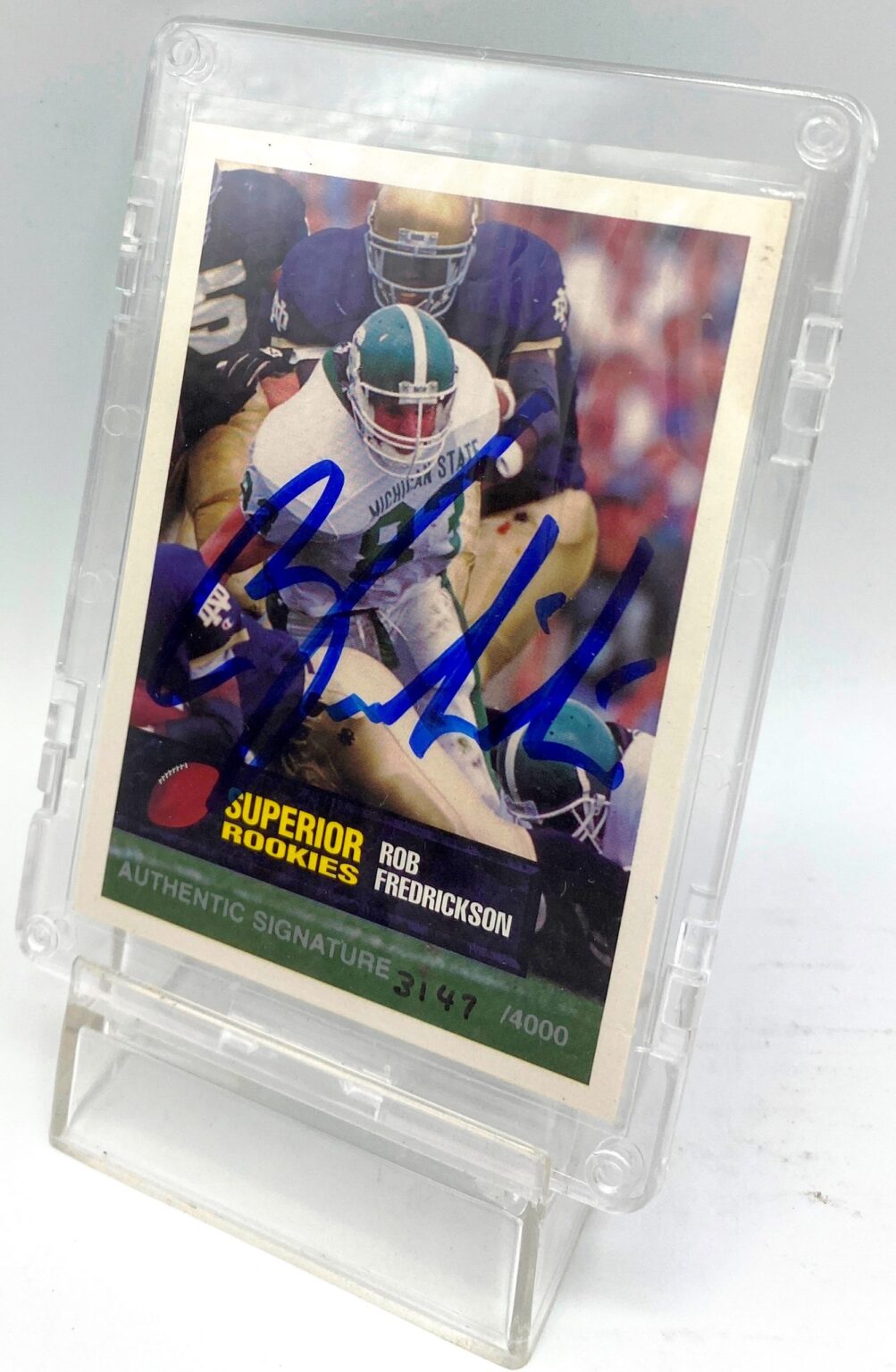 1994 Superior Rookies Rob Fredrickson Card #66 (Vintage Rookie ...