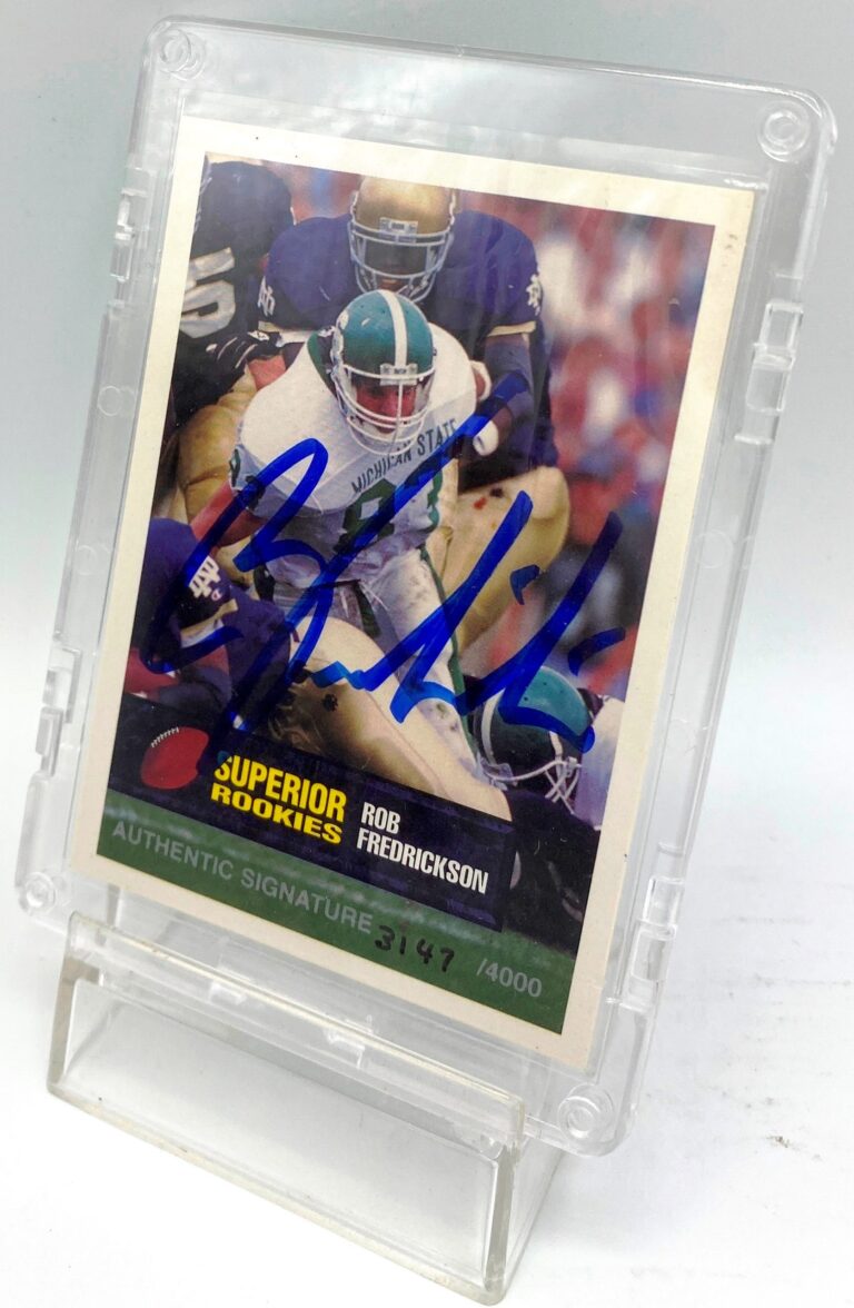 1994 Superior Rookies Rob Fredrickson Card #66 (Vintage Rookie ...