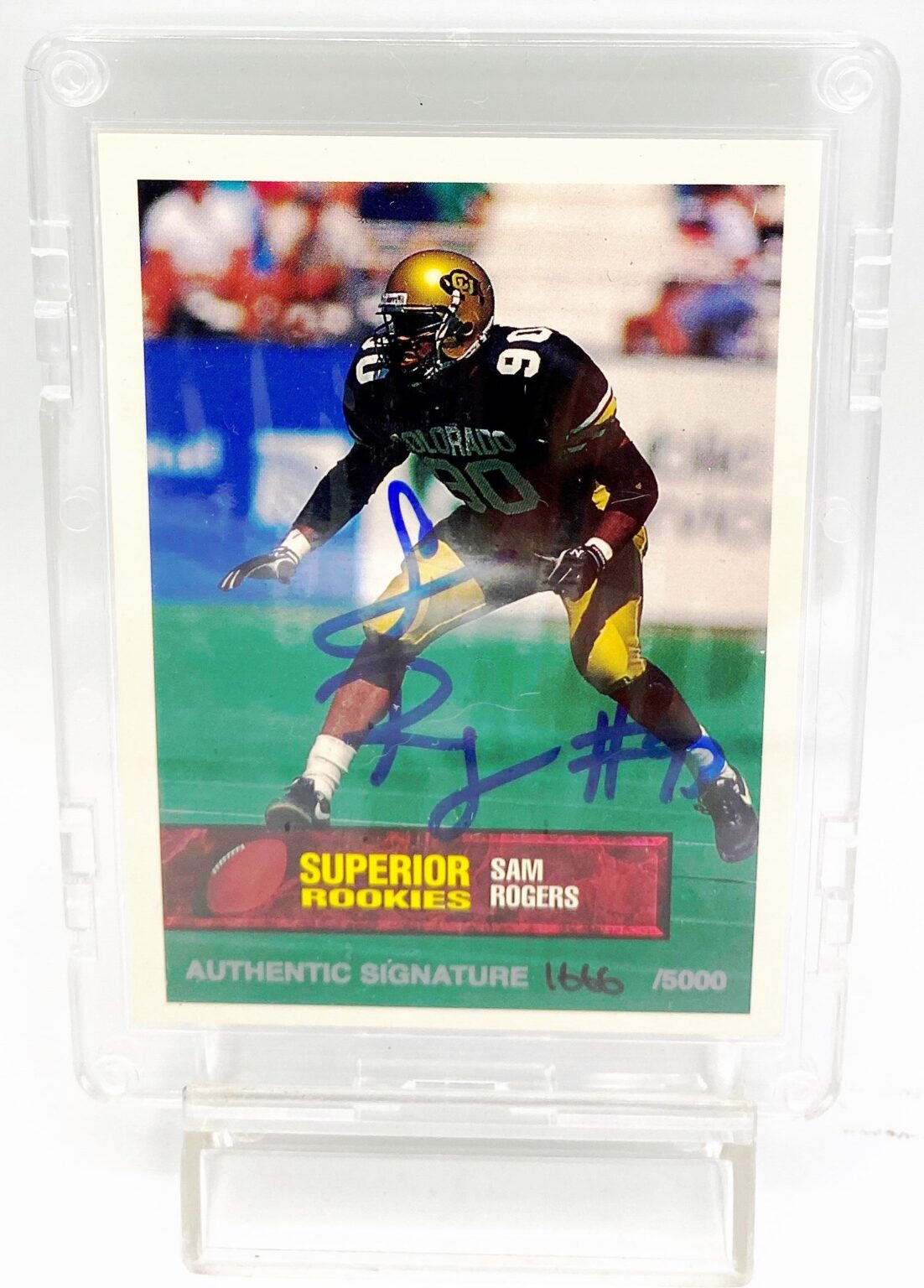 1994 Superior Rookies Sam Rogers Card #67 (Vintage Rookie Authentic ...