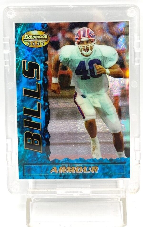 1995 Bowman's Best Bills Justin Armour Card #R76 (Vintage "Rookie ...