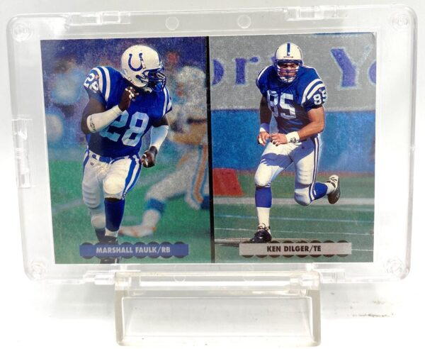 1996 Upper Deck Indianapolis Colts Silver Helmet Collection Card #AE1 ...