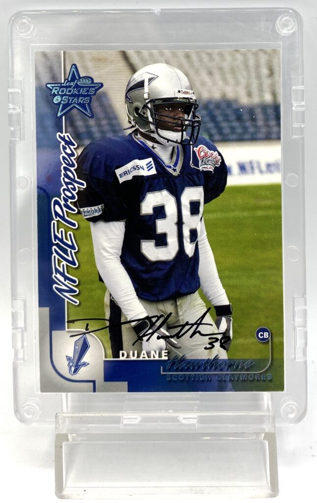 2000 Leaf Rookies & Stars Duane Hawthorne Autographed Card #272 ...