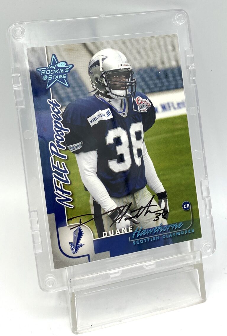 2000 Leaf Rookies & Stars Duane Hawthorne Autographed Card #272 ...