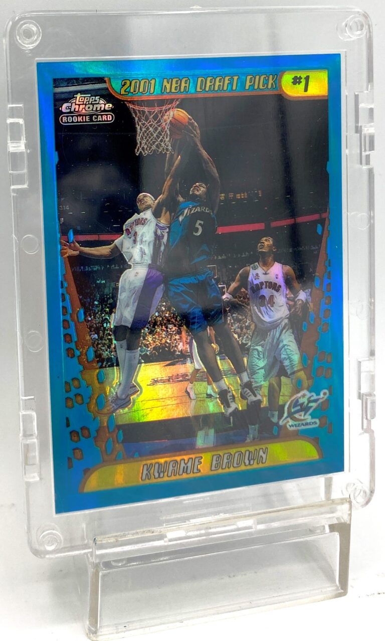 Vintage 2002 Topps Chrome Refractor NBA Kwame Brown Rookie Card #165 ...