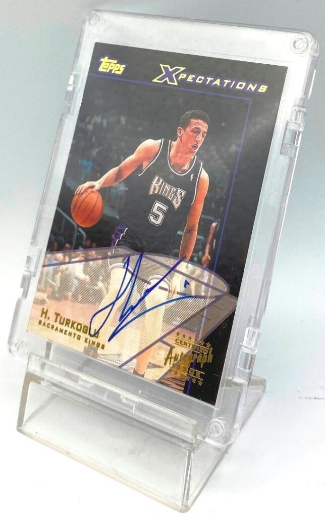 2001 Topps Xpectations Hidayet Turkoglu Certified Autograph Card