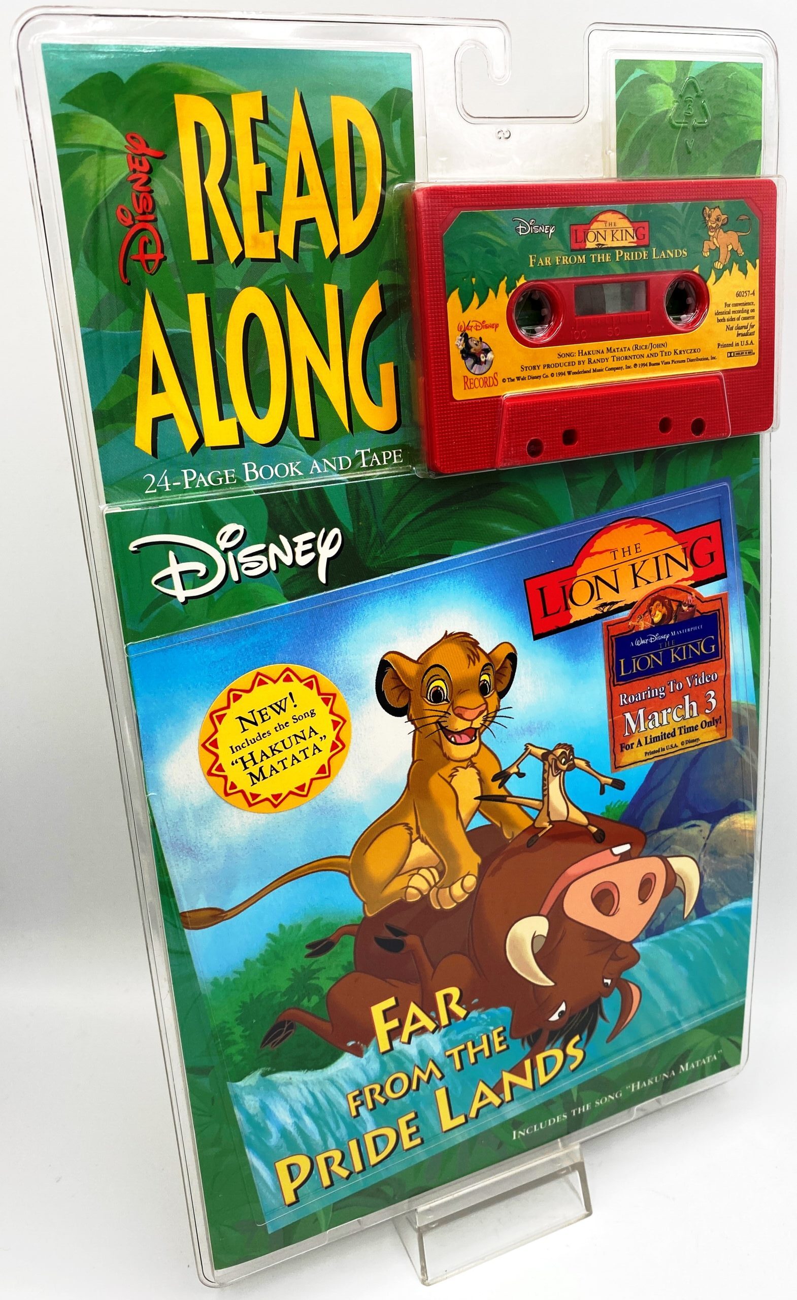 1994 The Lion King Read Along ("Far From The Pride Lands") Disney's ...