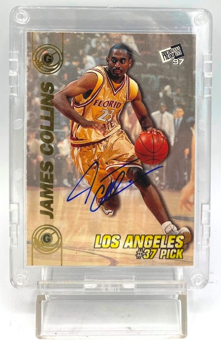 1997 Press Pass Double Threat Rookie James Collins Auto Card (Vintage ...