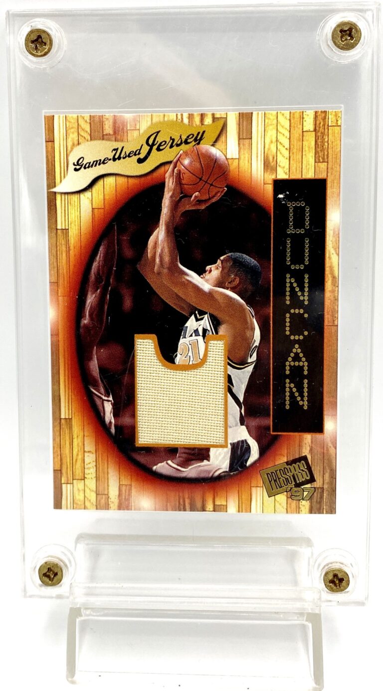 1997 Press Pass Game Used Jersey Card #JC 1 Of 4 Tim Duncan (Vintage ...