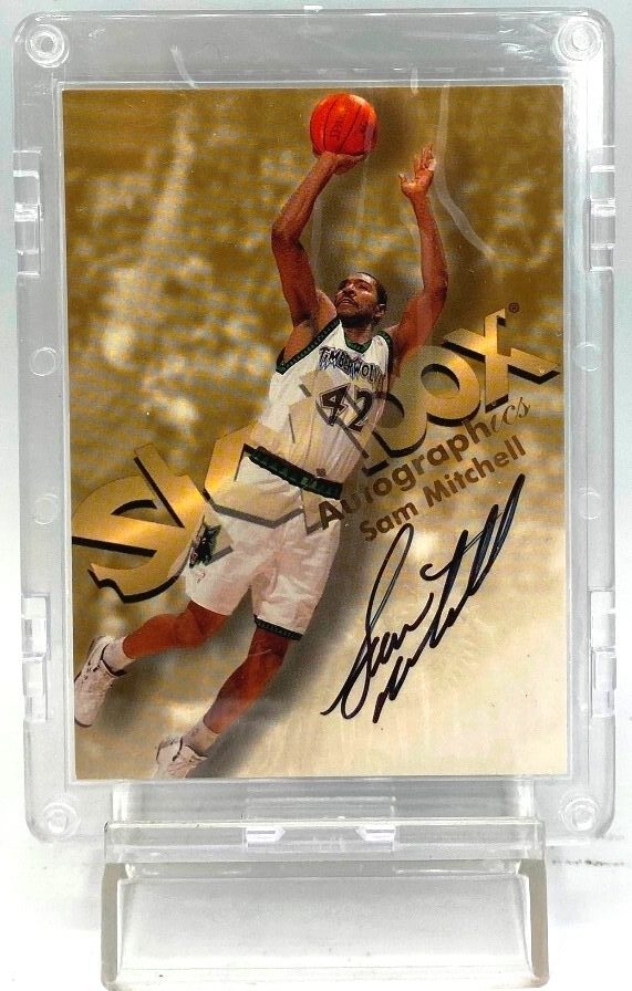 1998-99 Skybox Premium Autographics Sam Mitchell Auto Card (Vintage ...