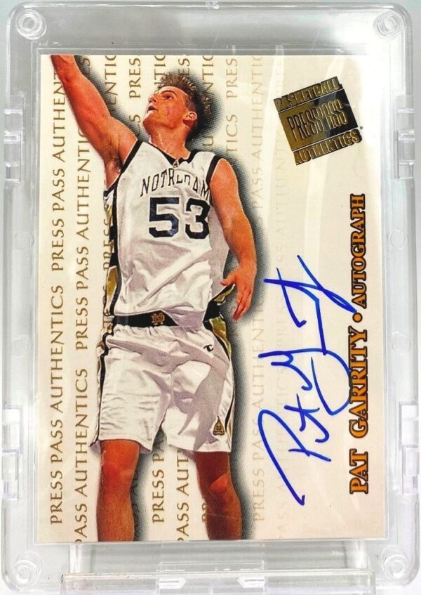 1998 Press Pass Authentics Rookie Pat Garrity Auto Card (Vintage ...