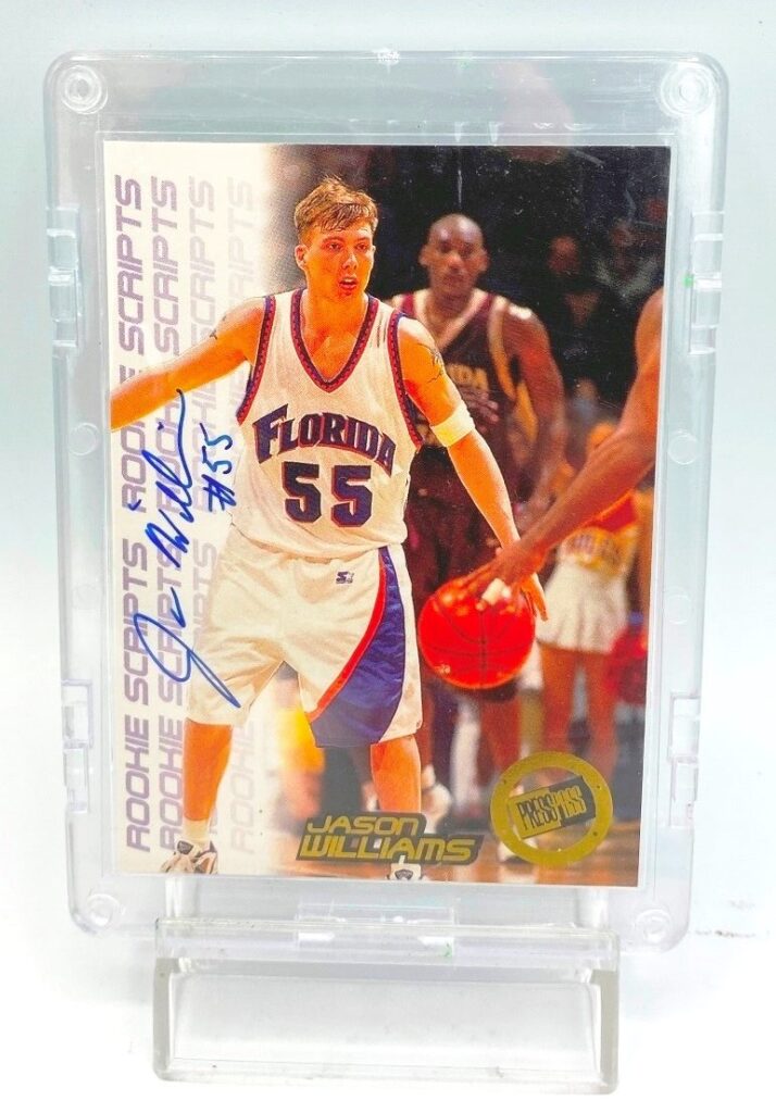 1998 Press Pass Rookie Scripts Jason Williams (Vintage "Rookie Double ...