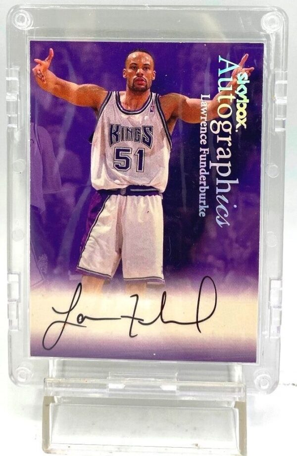 1999-00 Skybox Premium Autographics Lawrence Funderburke Auto Card ...