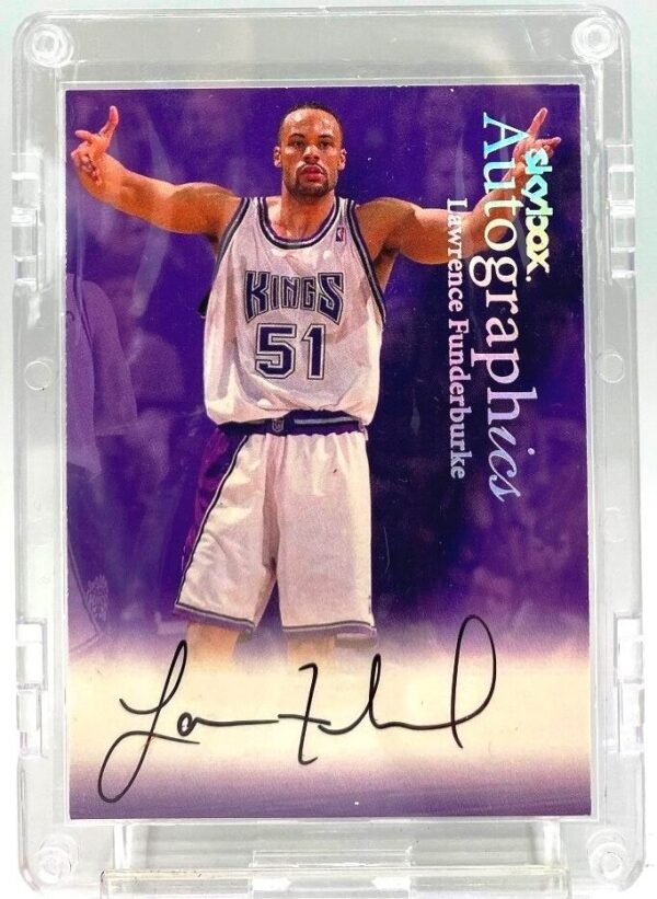 1999-00 Skybox Premium Autographics Lawrence Funderburke Auto Card ...