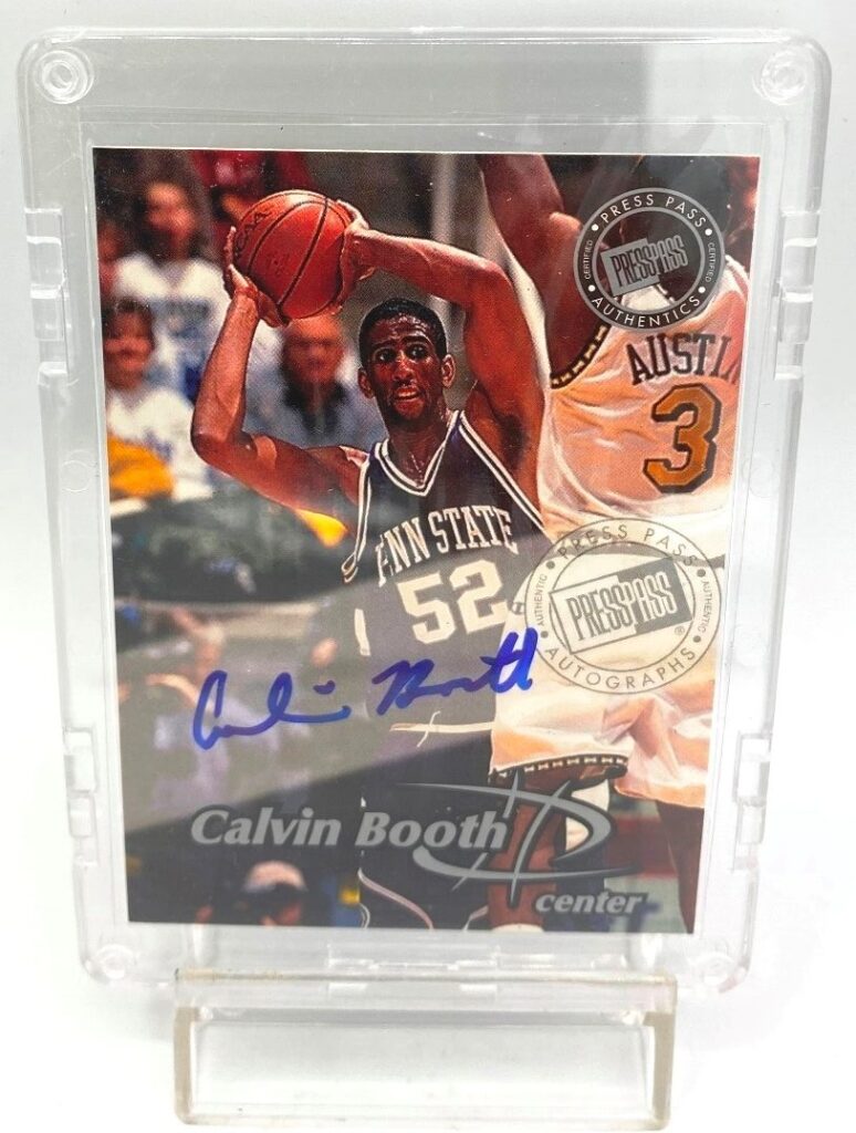 1999 Press Pass Authentics Rookie Calvin Booth Auto Card (Vintage ...