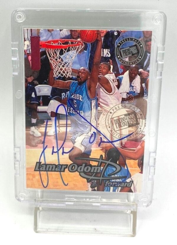 1999 Press Pass Authentics Rookie Lamar Odom Auto Card (Vintage ...