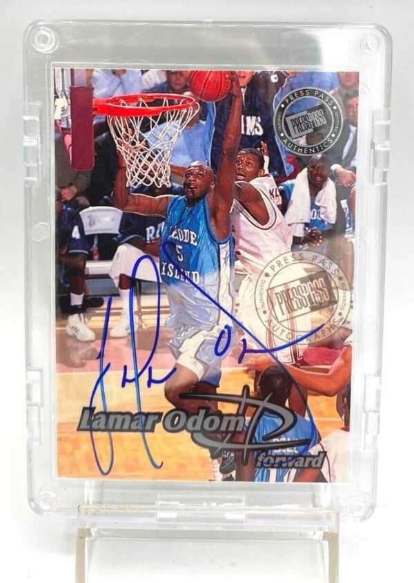 1999 Press Pass Authentics Rookie Lamar Odom Auto Card (Vintage ...