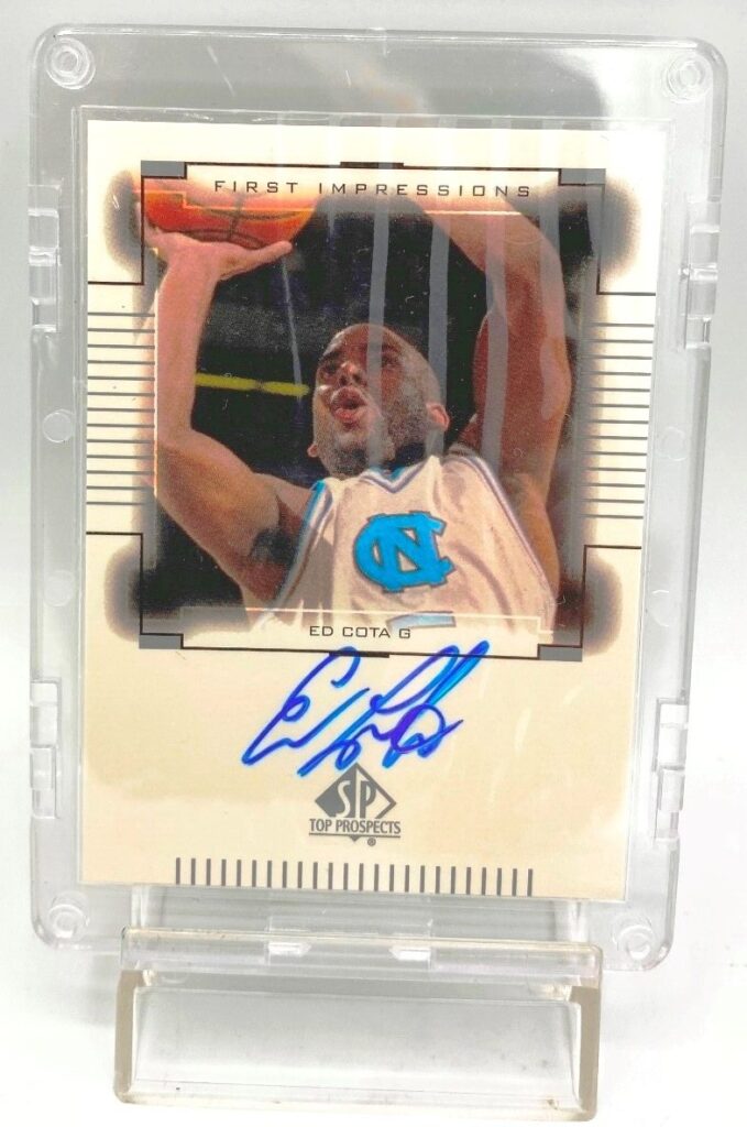 2000 SP Top Prospects 1st Impressions Ed Cota RC #EC Autographed