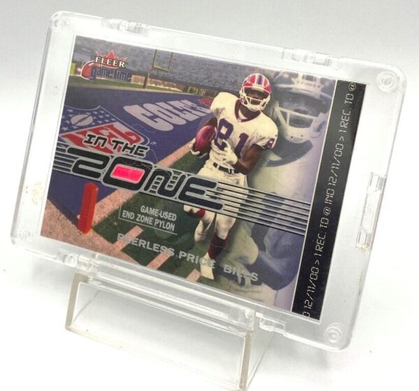 2001 Fleer Game Time In The Zone Peerless Price Official Game Used End ...