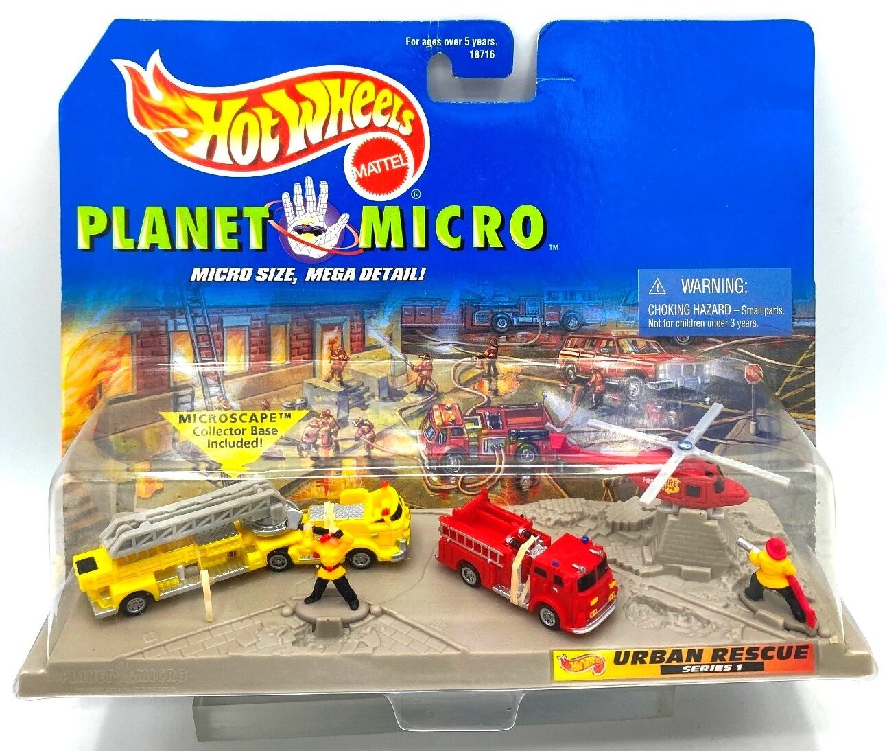 Planet Micro (URBAN RESCUE) 2 Of 9 Series-1 (Hotwheels-Multiple Pack ...