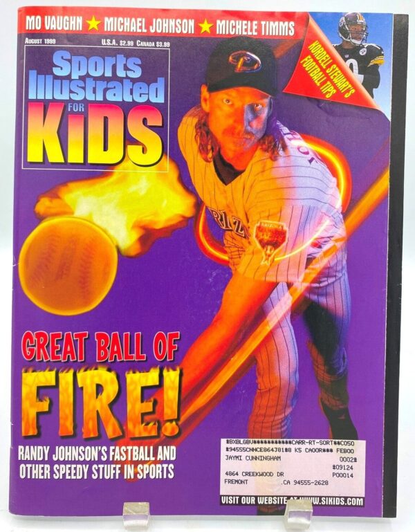 SI 1999-08 Randy Johnson (Great Ball Of FIRE! Randy Johnson's Fastball ...